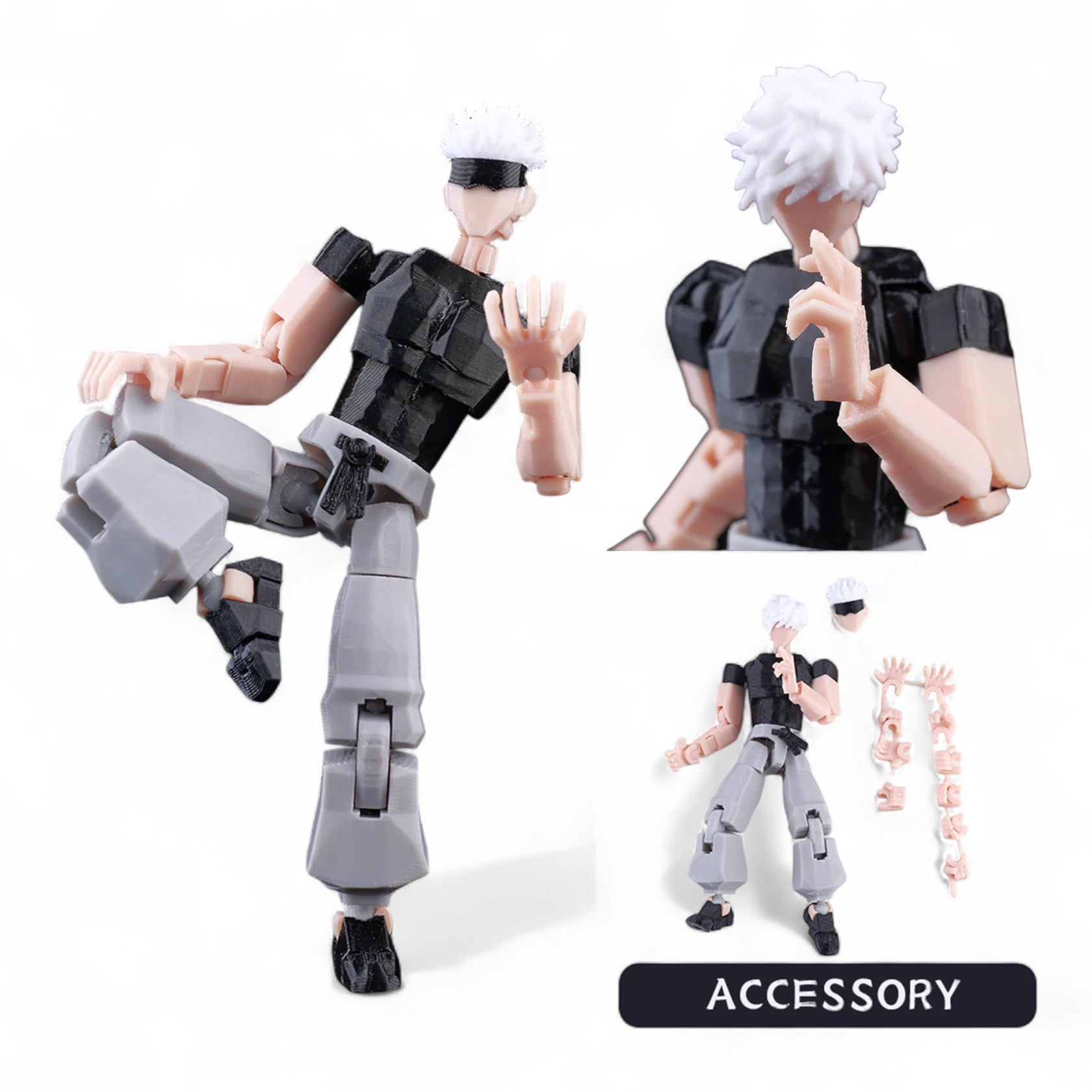 Satoru Gojo Figure – Titan13-Poseable Toy | Jujutsu Kaisen – Epic13Toys